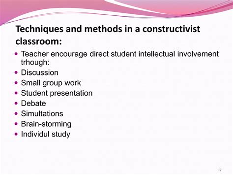 Learning Theory Constructivism Pptx
