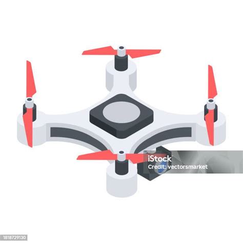 드론 기술 아이소메트릭 아이콘 Multicopter에 대한 스톡 벡터 아트 및 기타 이미지 Multicopter 가정용