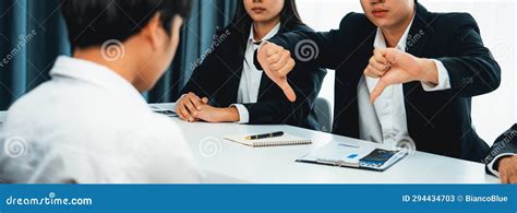 Candidate Is Rejected By Job Interviewer And Hr Manager Oratory