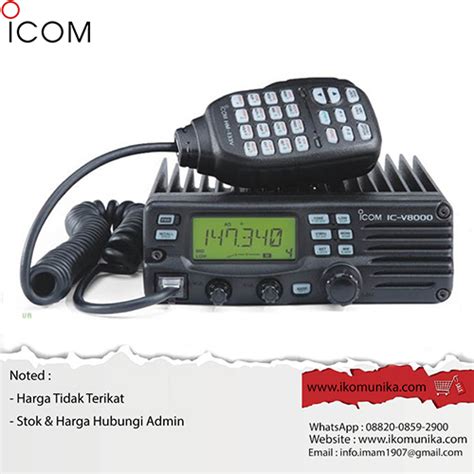 Icom Ic V8000 Supplier Alat Radio Komunikasi Jakarta