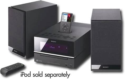 Best Buy Sony 50w Micro Hi Fi Shelf System With Built In Apple® Ipod