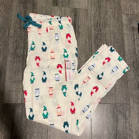 Joyspun Intimates And Sleepwear Joyspun Womans Gnome Pajama Pants