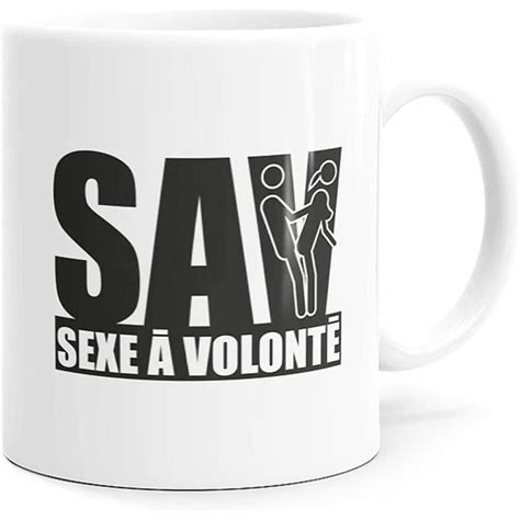 Mug Humour Sexe À Volonté Tasse Message Drôle Coquin Sexy Idée Cadeau Original Pour Ami Couple