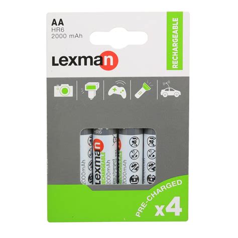 Acumulatori Lexman Intensive AA, 2000 mAh (set 4 buc)
