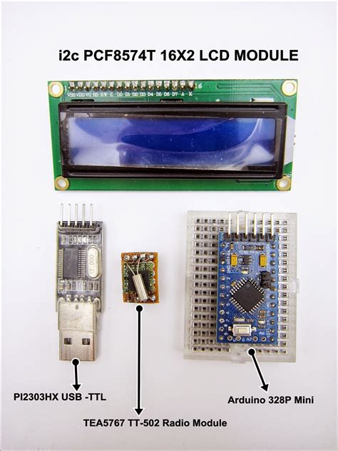 Turmun Arduino Ve Tea Tt Ile Lcd Fm Radyo Yap Yoruz