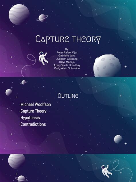 Capture Theory Pdf Planets Moon