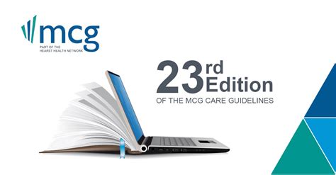 Mcg Health Releases 23rd Edition Of Industry Leading Care Guidelines