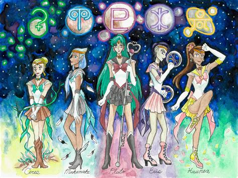 Dwarf Planet Sailor Guardians By Snorsax On Deviantart