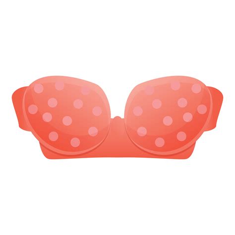 Dotted Red Bra Icon Cartoon Style 14223836 Vector Art At Vecteezy