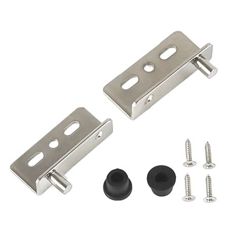Premium Iron Right Angle Pivot Hinge Set For Wooden Doors Strong And