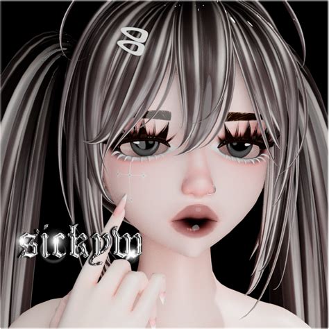 Handmade Egirl Texture For Sleepless Head 4 Tone