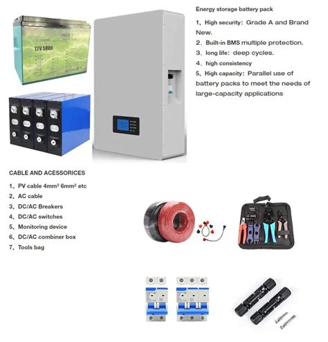 Complete Set Solar Energy System 5000w Hybrid Solar System 3kw 6kw 8kw
