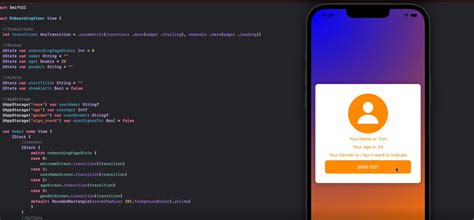 Onboarding Screen With AppStorage Persistance Data To Keep And Check The User Logging Info
