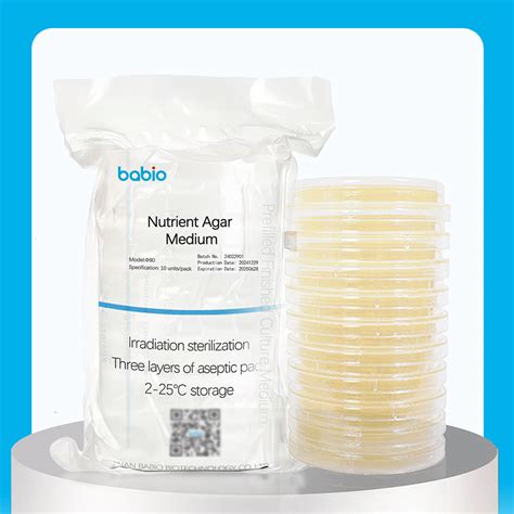 Nutrient Agar Medium For High Sensitivity Testing 10 Pack Premium Dry