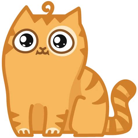 Стикеры Кот Персик – Скачать бесплатно для Телеграмм в 1 клик!