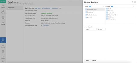 Click Save The Synchronization Setting Will Be Modified And Data Will