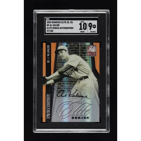 Al Kaline 2009 Donruss Elite Extra Edition Elite Series Autographs 5