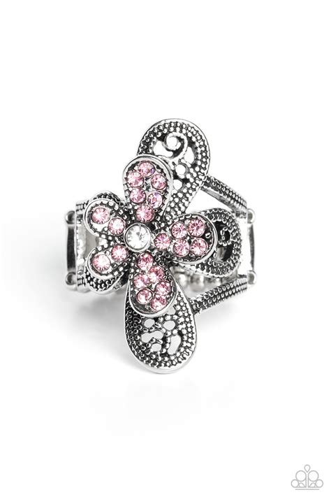 Paparazzi Garden Escapade Pink Ring A Finishing Touch Jewelry
