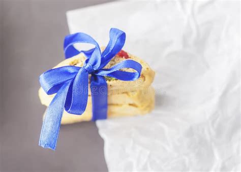 Homemade Biscotti Or Cantuccini Sweet Gluten Free Dessert Tied With A