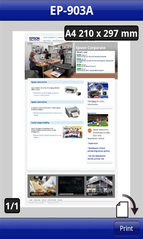 Epson Launches Iprint App For Android Phones And Tablets Softpedia