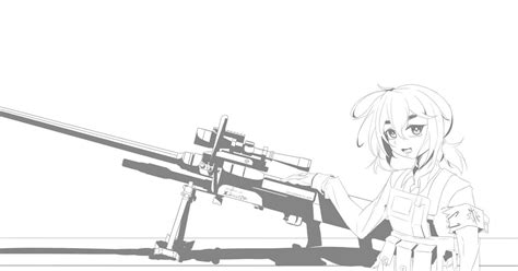 ガビ・ブラウン 贾碧：艾伦呢？出来试试我的新大狙 摆狐のイラスト Pixiv