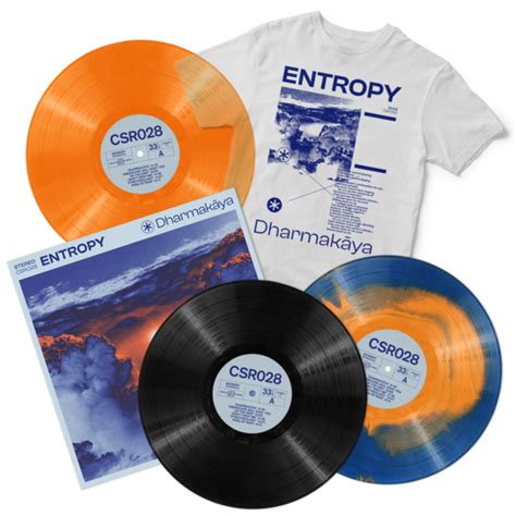 Entropy “dharmakāya” Lp T Shirt Bundle Crazysane Records