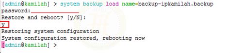 Tentang Backup Restore Export Import Mikrotik Haus Ilmu