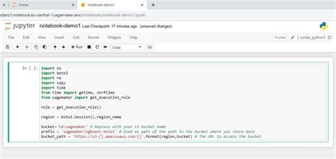 machine learning mit python einführung in sagemaker und jupyter