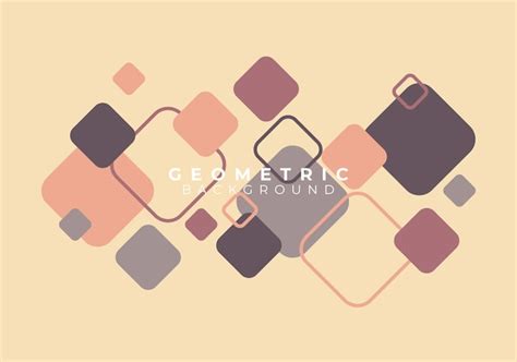 Premium Vector Colorful Pastel Square Geometric Background