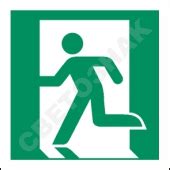 E001 Аварийный выход (налево)/Emergency exit (left hand)