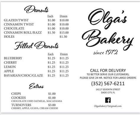 Olgas Bakery And Deli
