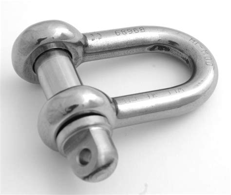 Material Mild Steel Shackles D Nut Bolt Type Shackle For Industrial