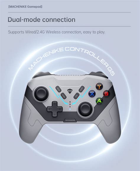 Machenike G5 Magnetic Sensing Controller Wired 2 4G Wireless Gamepad