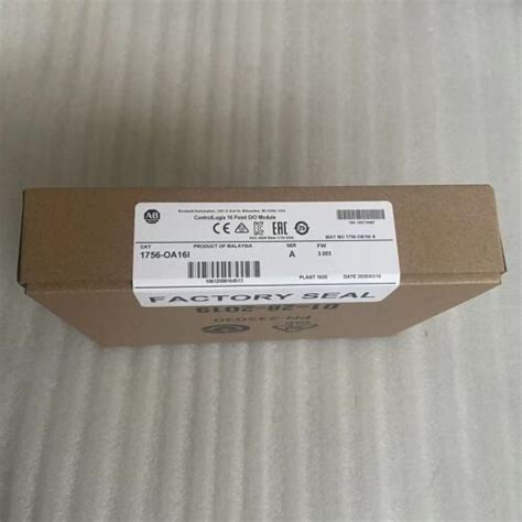 New Factory Sealed AB 1756 OA16I A ControlLogix 16 Point D O Module