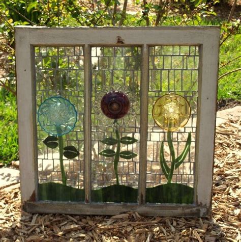 Repurpose Stained Glass Mosaic Window Glass Plate By Artfulsalvage