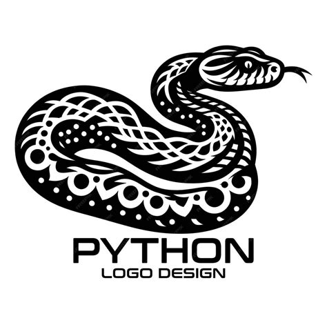 Python Vector Logo Design Premium Ai Generated Vector