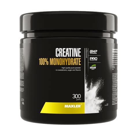 Креатин Моногидрат, Creatine Monohydrate, Maxler, 300 г купить по ...