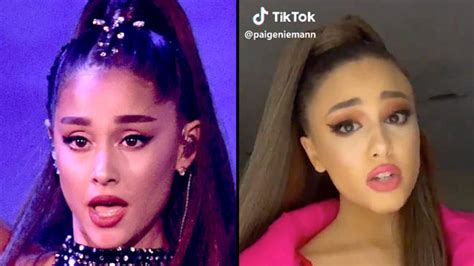 Ariana Grande Reacts To Viral Video Of Tiktok Star Who Looks Exactly
