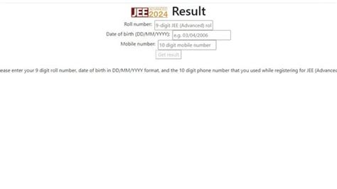 JEE Advanced Result 2024 Declared Here S The Direct Link To Check Scores And Other Important