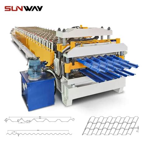 Double Layer Panel Roll Forming Machine Sunway Machine