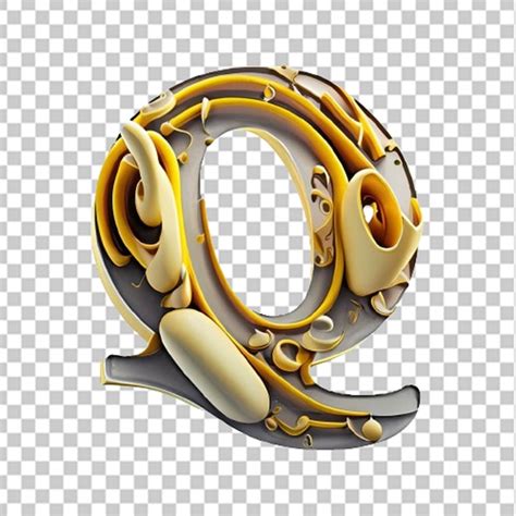 Premium Psd Letter Q