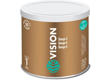 Vision Suplemento Alimentar De Óleo De Linhaça Prensado A Frio Luteína Zeaxantina Vitamina