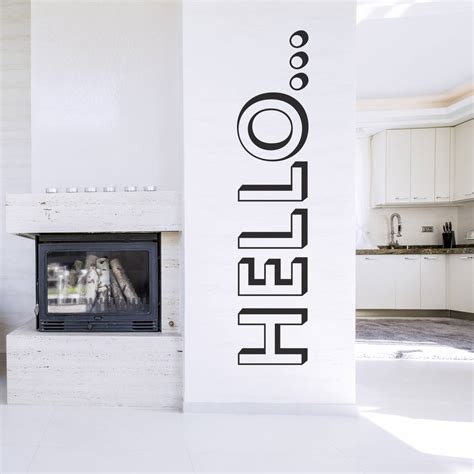 Hello Wall Sticker By Nutmeg Wall Stickers