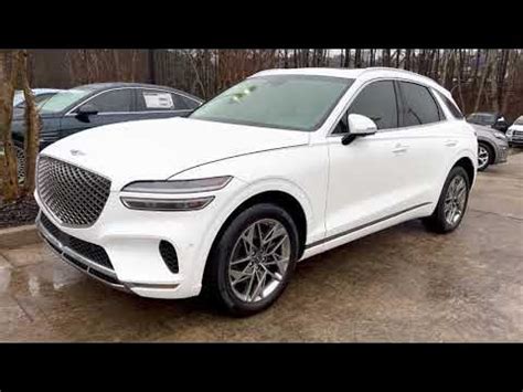 Alta White 2022 Genesis Gv70 25t Advanced Package Youtube