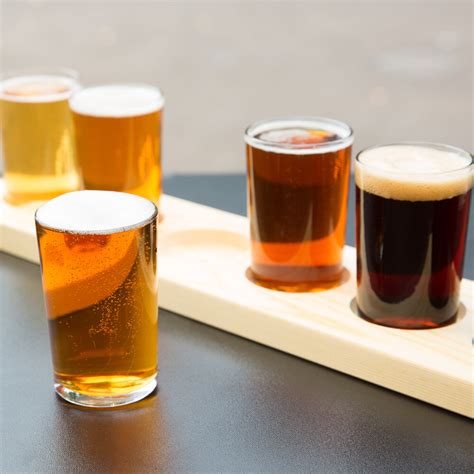 Libbey Craft Brews Beer Flight Set 6 5 Oz Glasses With Natural