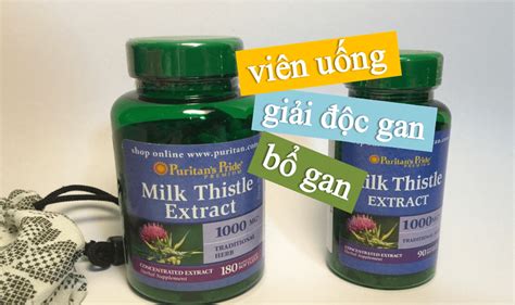 Vien Uong Bo Gan Milk Thistle Extract