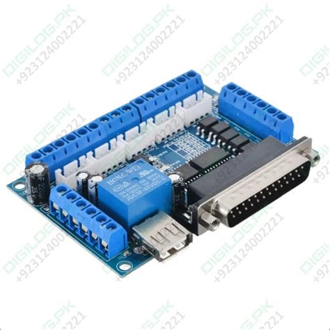 Mach3 Breakout Board 5 Axis Stepper Driver Single Axis Cnc Interface
