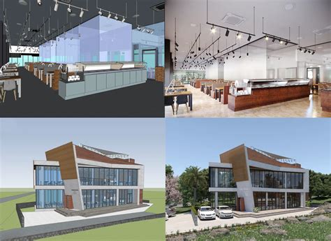 스케치업 전문가가 3d모델링 렌더링 빠르게 해드립니다 크몽