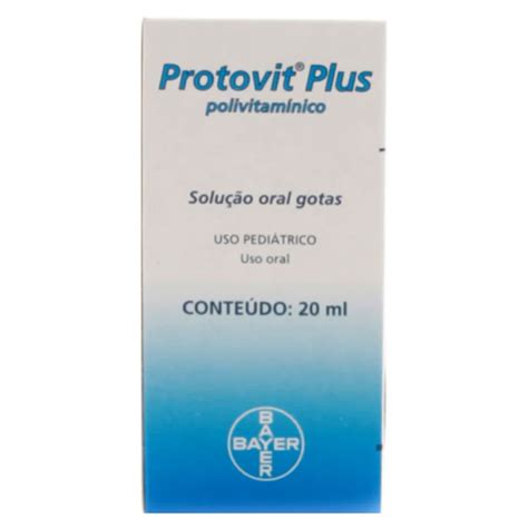 Protovit Plus Bayer Gotas 20ml Coop Drogaria