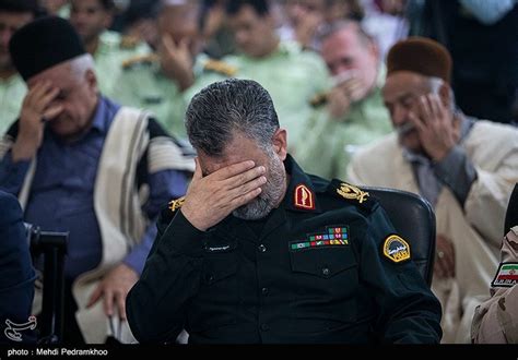 آیین وداع با پیکر شهید سروان محمد قنبری در اهواز عکس استانها تسنیم